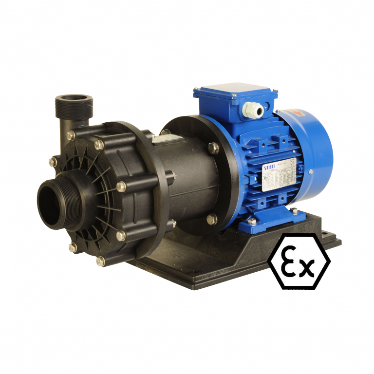 EM-CO ATEX mag drive centrifugal pumps in thermoplastics